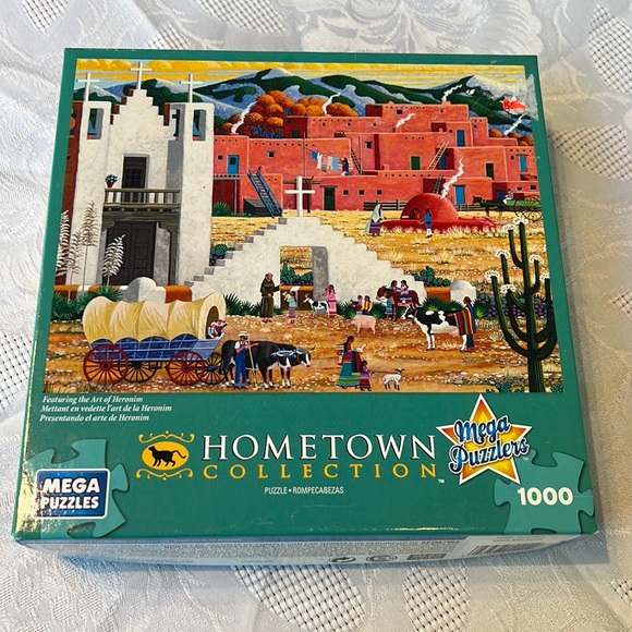 Games | Hometown Collection 100 Piece Jigsaw Puzzle Blessing Of The ...